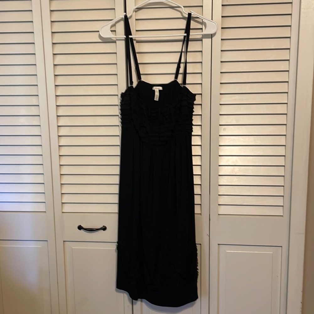 Super Soft Black Soma Mini Sundress With Pockets, Siz… - Gem